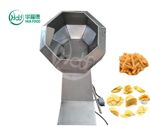Snack food flavoring potato chips drum seasoning machine - Huafood ...