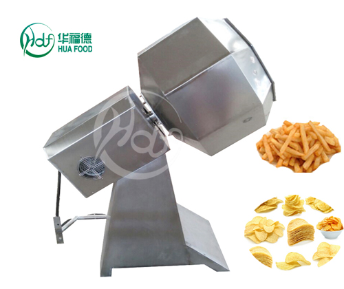 Snack food flavoring potato chips drum seasoning machine - Huafood ...