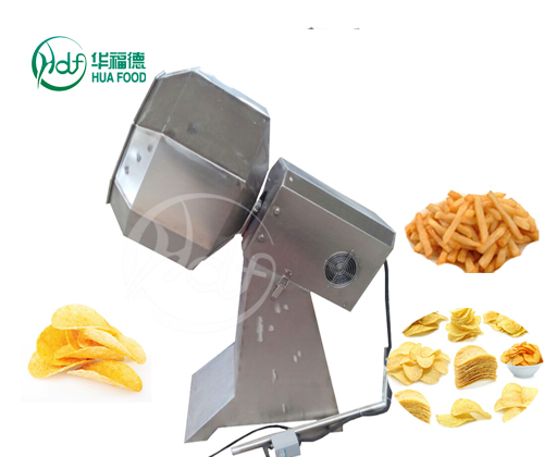 Snack food flavoring potato chips drum seasoning machine - Huafood ...