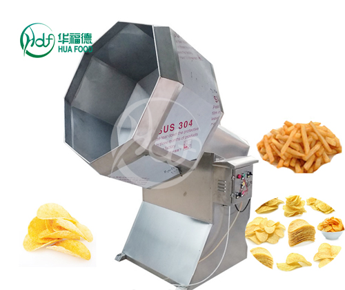 Snack food flavoring potato chips drum seasoning machine - Huafood ...