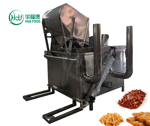 Electric fryer air peanut frying machine - Huafood machine - Packing ...