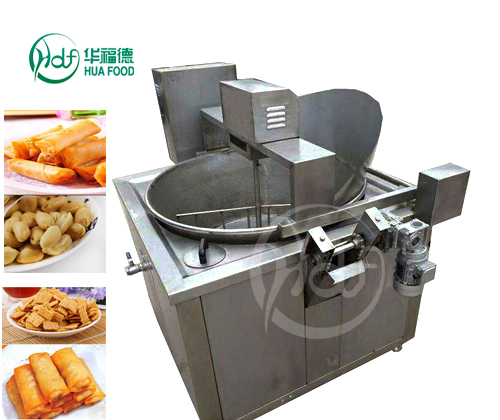 Electric fryer air peanut frying machine - Huafood machine - Packing ...