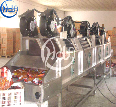 Packing bag cleaning machine air drying production line - Huafood ...