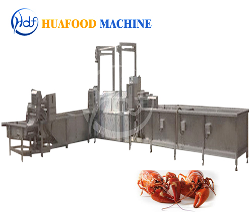 Commercial lobster washing machine Bubble surf spray ultrasonic washing ...