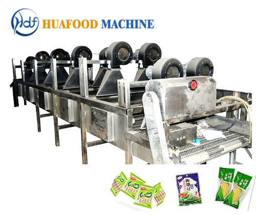 Washed vegetable garlic cleaning processing line - Huafood machine ...