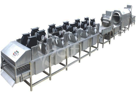 Packing bag cleaning machine air drying production line - Huafood ...