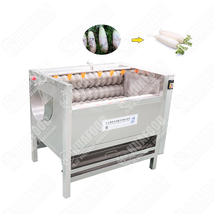 Root vegetable washing and peeling machine - Huafood machine ...