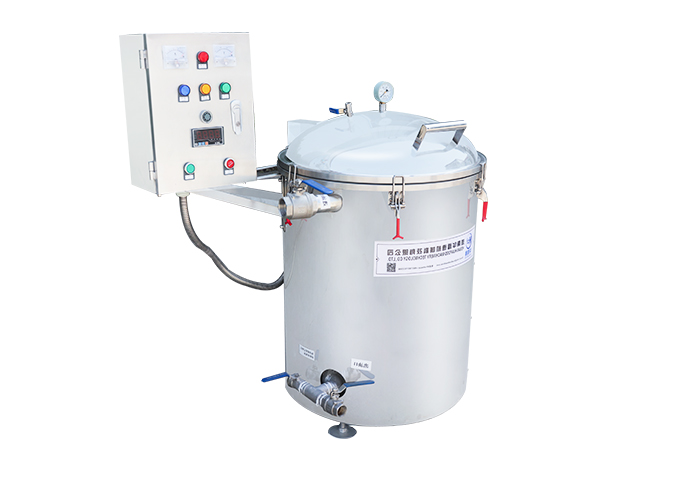 Round Bucket Frying Cooking Oil Filter Purifier Machine Stainless Steel ...