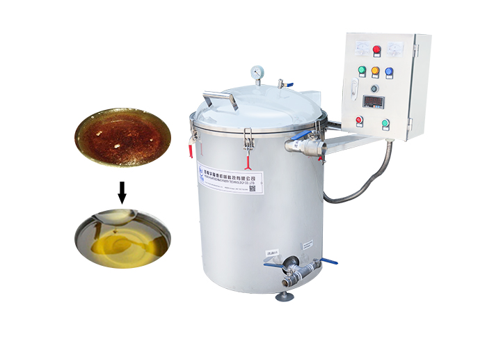 Used filtering machine for deep fryer oil - Huafood machine - Vegetable ...