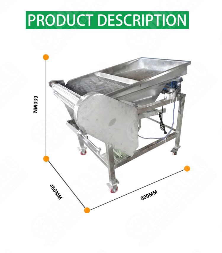Automatic pea skin peeling machine / green soybean huller / pea sheller ...