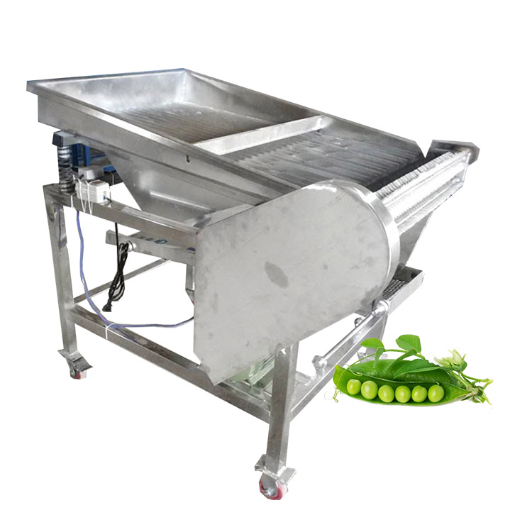 Automatic pea skin peeling machine / green soybean huller / pea sheller ...