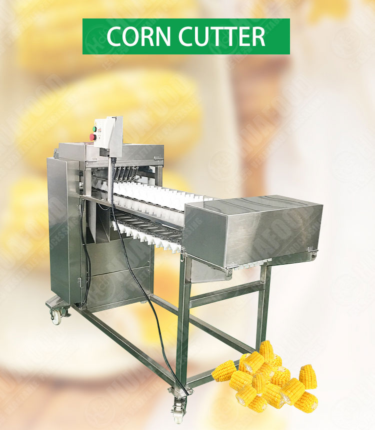 Professional fresh corn carrot segment cutting machine - Huafood ...