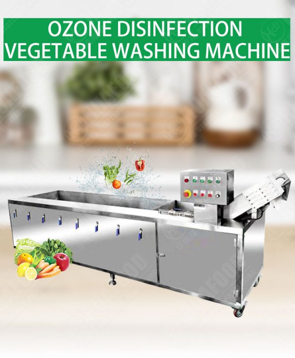 Vegetable Fruit Washing Machine Washer Ozone Disinfect Restaurant ...