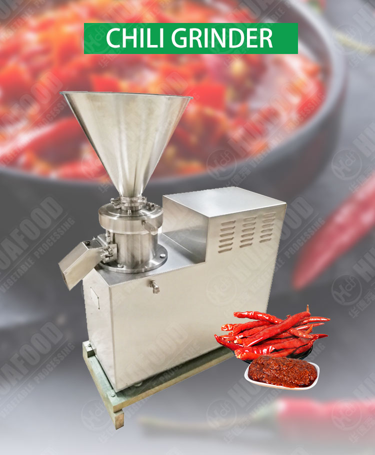 Crushing Colloid Mill Chicken Bone Butter Peanut Sauce Chilli Grinding ...