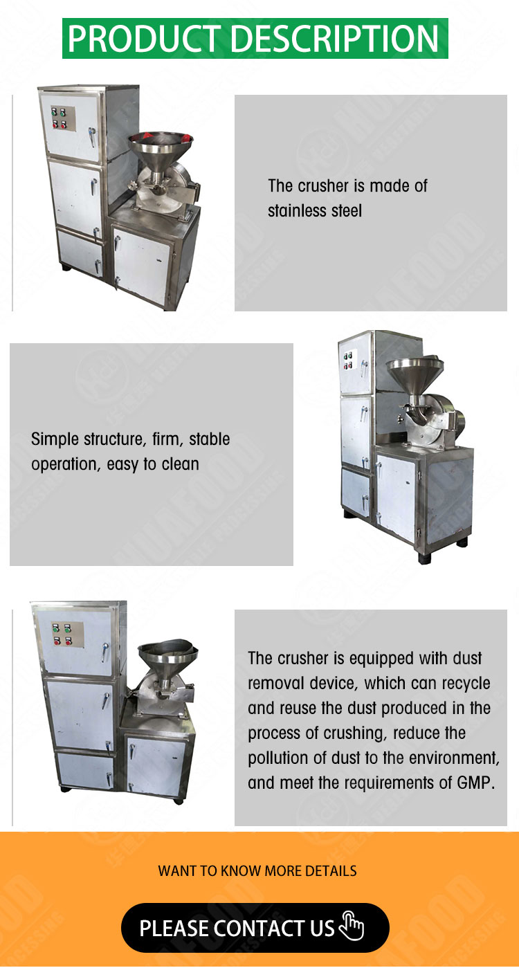 Fully Automatic Food Pulverizer/Grain Mill Machine/Spice Powder Grinder ...