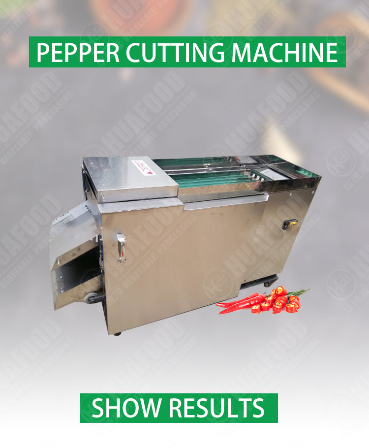 Industrial chilli stem cutting machine - Huafood machine - Vegetable ...