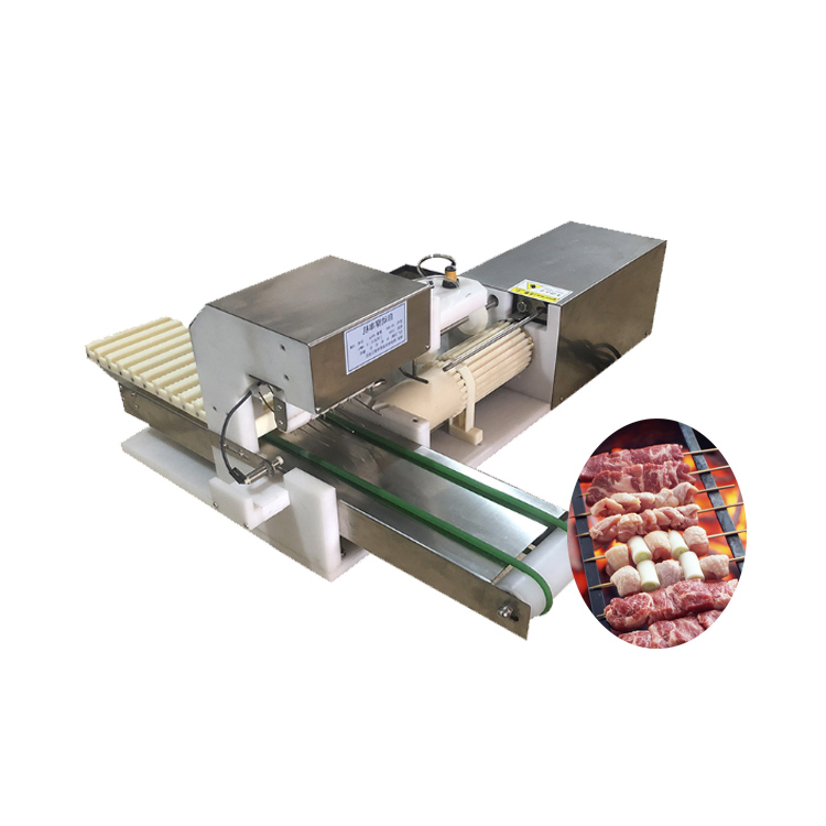 Automatic Satay Kebab Meat Skewer Making Machine BBQ Maker - Huafood ...