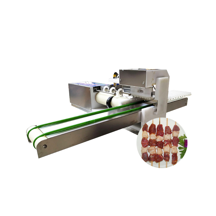 Automatic Satay Kebab Meat Skewer Making Machine BBQ Maker - Huafood ...