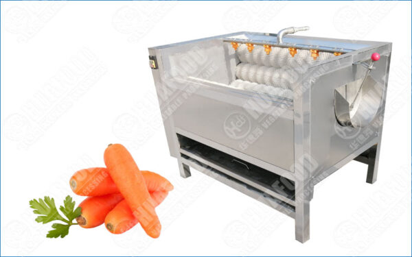 Automatic Carrot Washing And Peeling Machine with High Efficiency ...