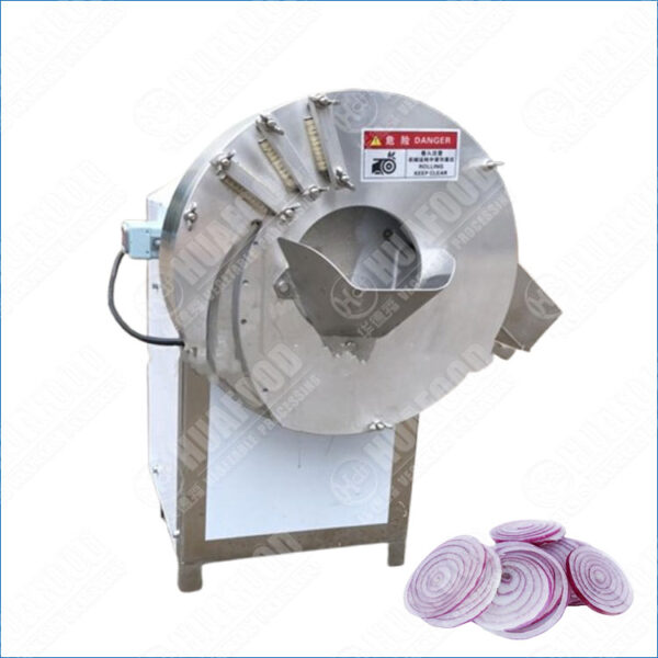 High Efficiency Onion Slicing Machine Electric For Sale - Huafood ...