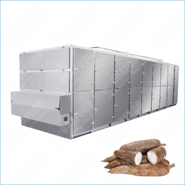 Continuous Mesh Belt Cassava Drying Machine for Cassava Chips & Starch ...