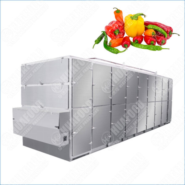 Continuous Red Chilli Drying Machine With Mesh Belt Conveyor - Huafood ...