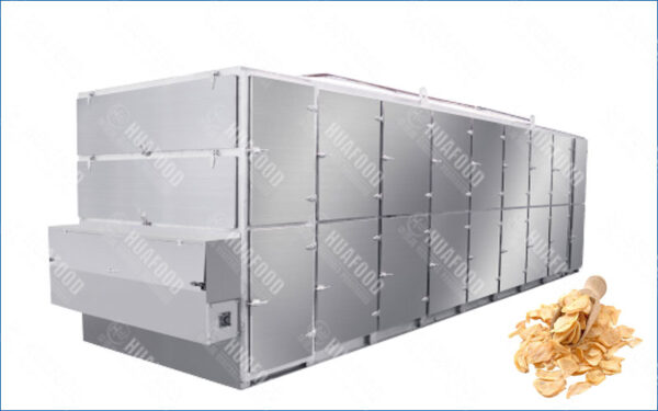 Continuous Garlic Flake Drying Dehydrator Machine With Mesh Belt ...